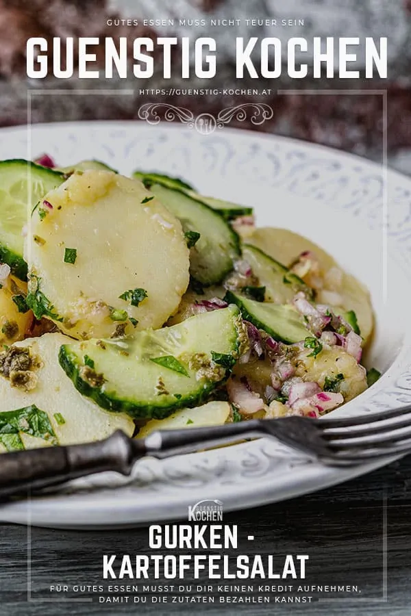 Gurken - Kartoffelsalat mal anders » Das Rezept von GÜNSTIG KOCHEN