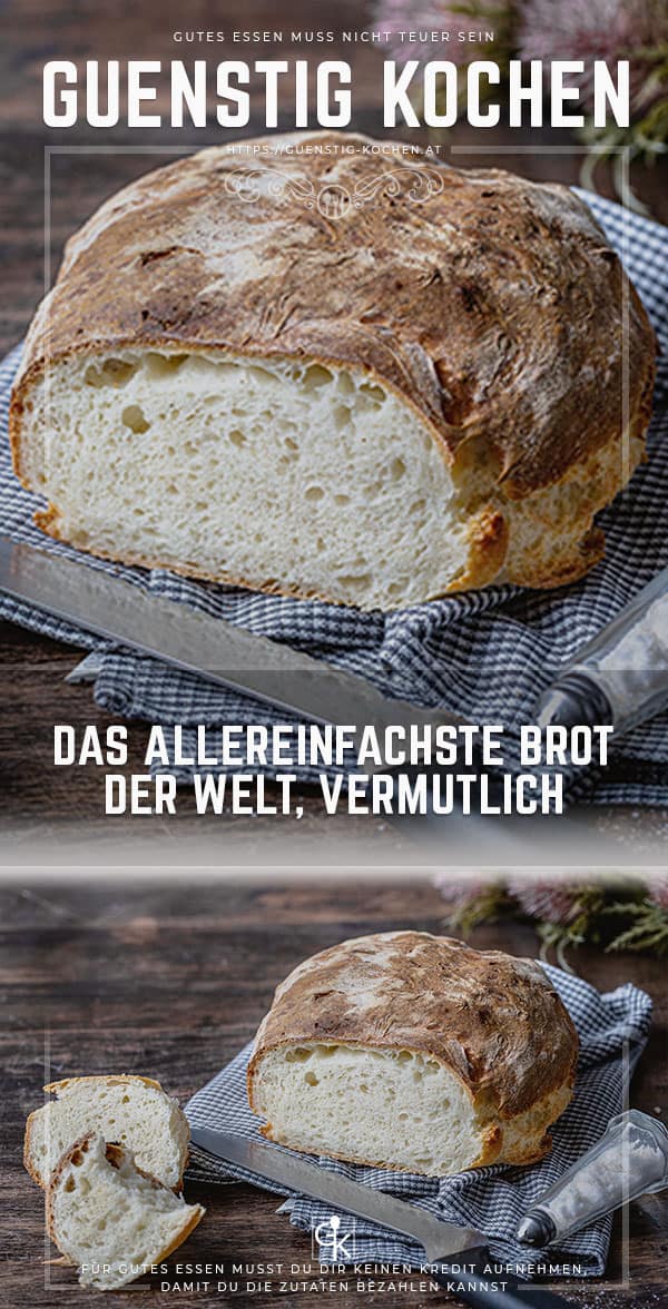 Das allereinfachste Brot Rezept der Welt, vermutlich - kostenlos ...